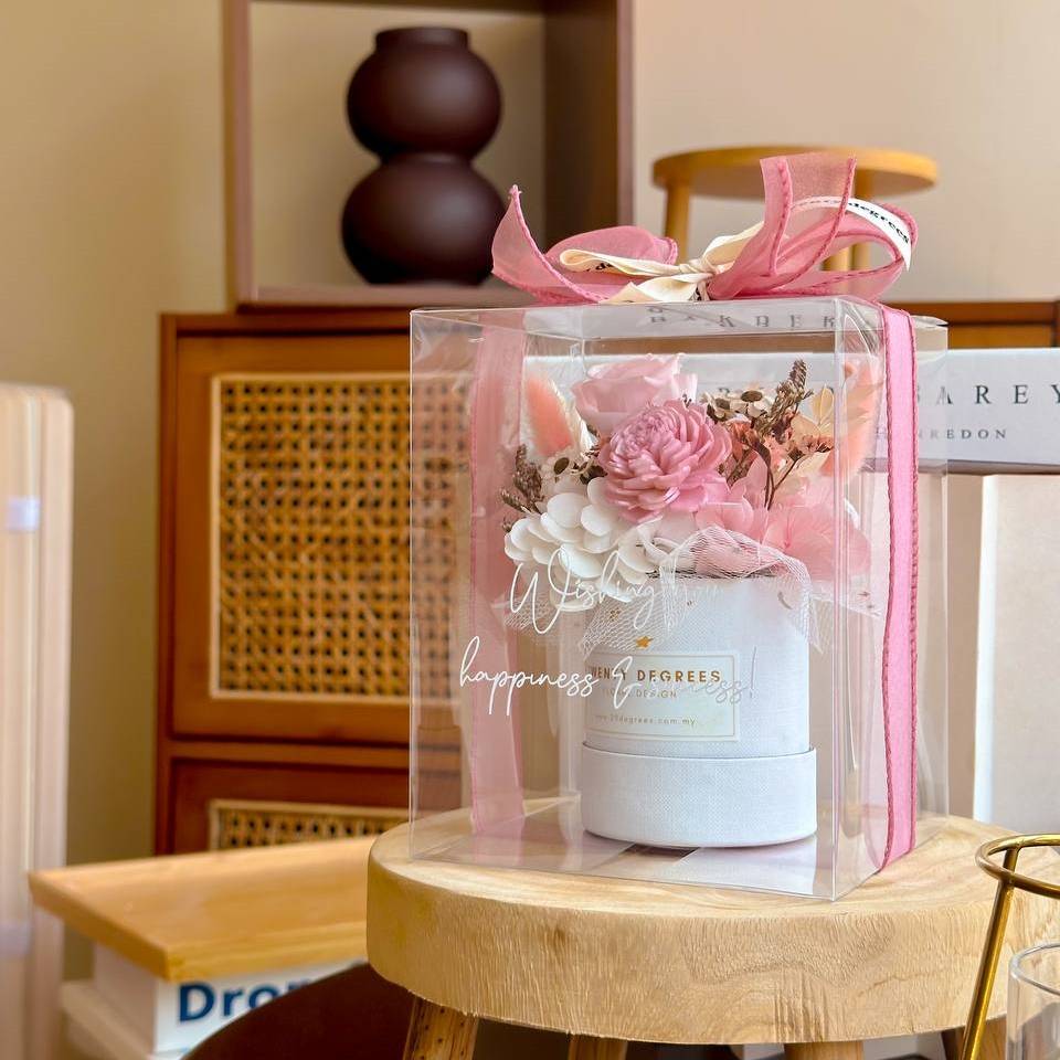 Preserved Flower Box l Preserved Flower Delivery in Klang Valley